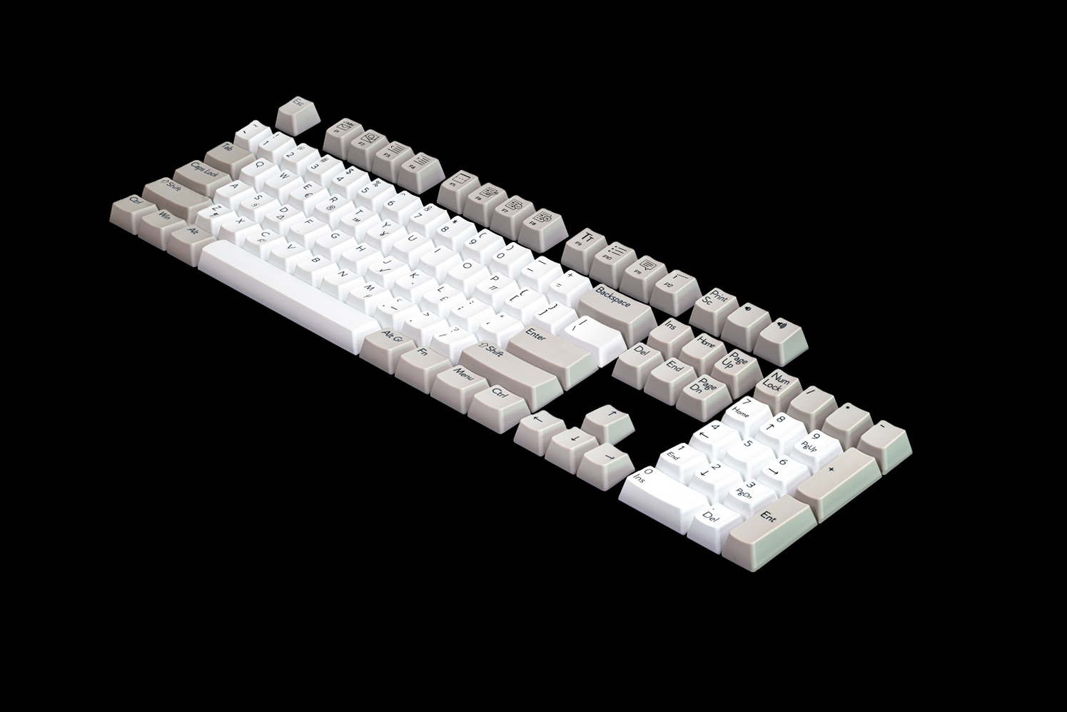LegalType Keycap Set | Keycaps come with software | ergonomic benefits